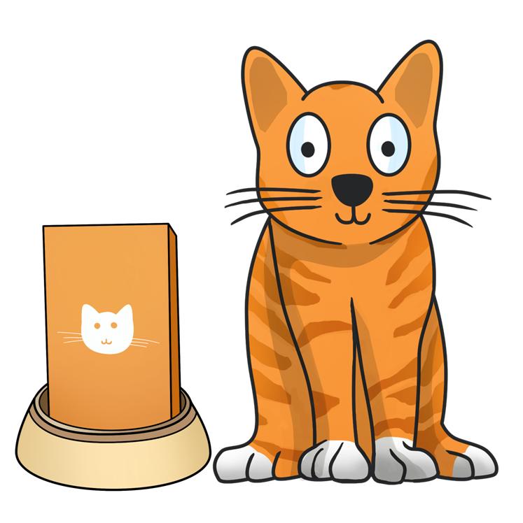 Feed Cat Clipart
