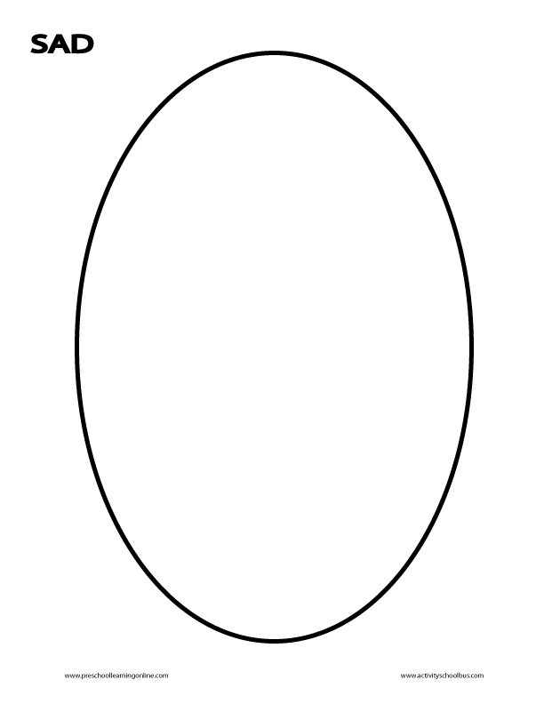 Blank Face Printable Template ClipArt Best