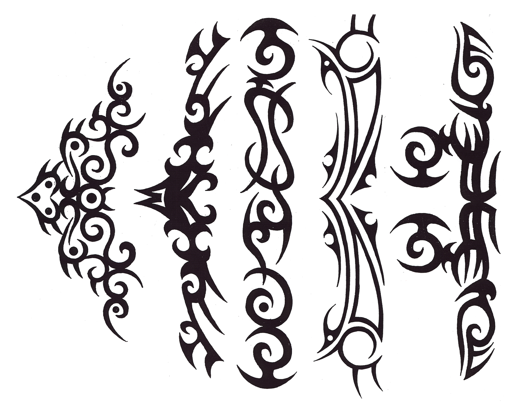 Tribal Tattoo Design Img4 Tribal Flash Tatto Sets Tattoo Clipart Best Clipart Best