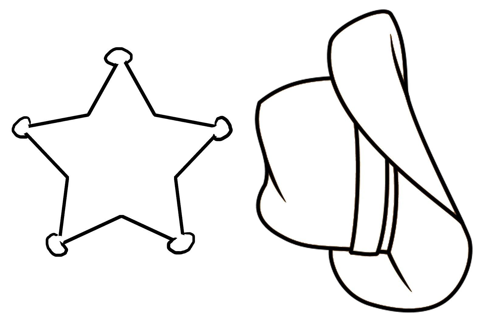 Cowboy Hat Stencil Free ClipArt Best