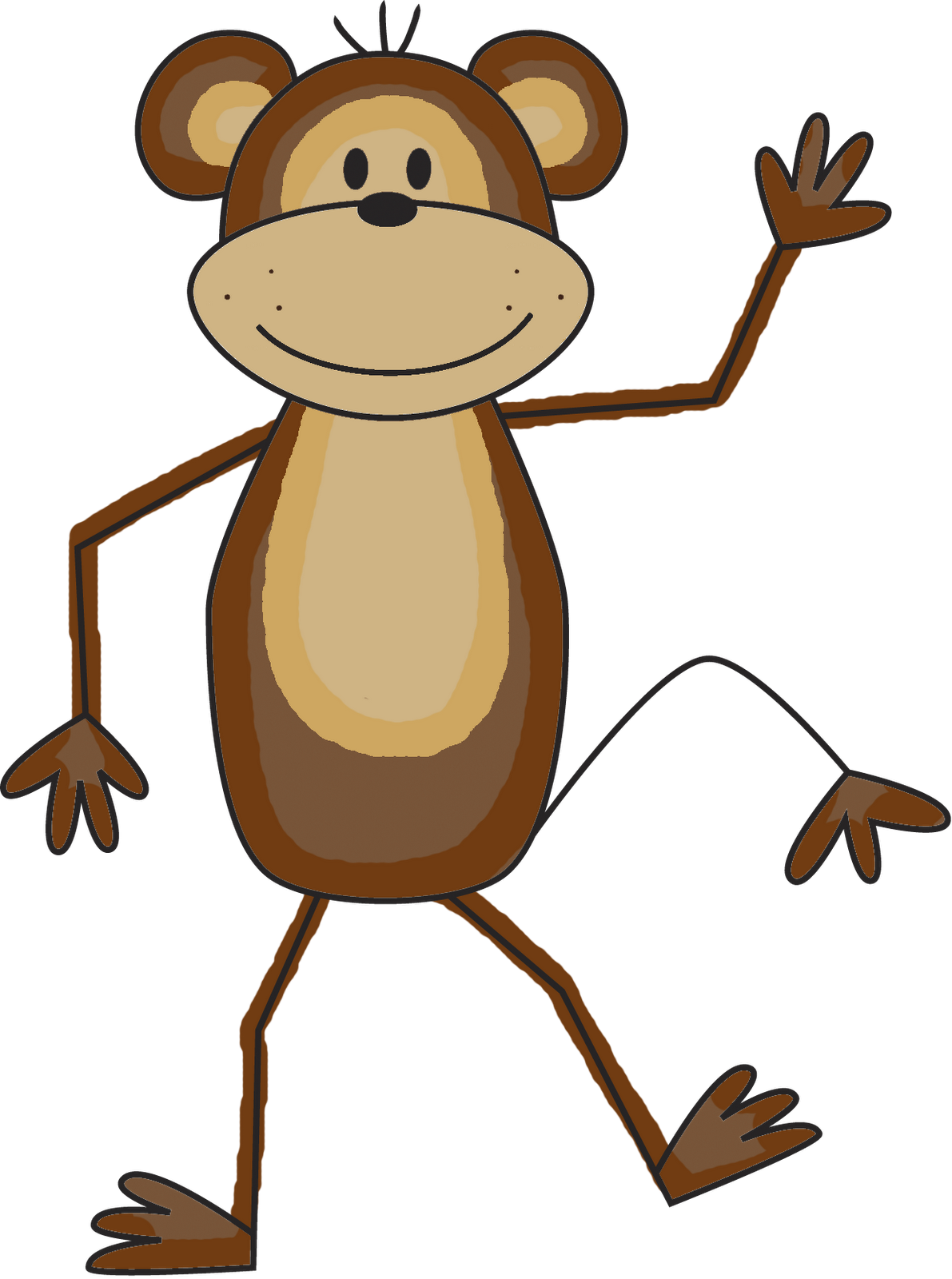 Free Monkey Clipart For Teachers