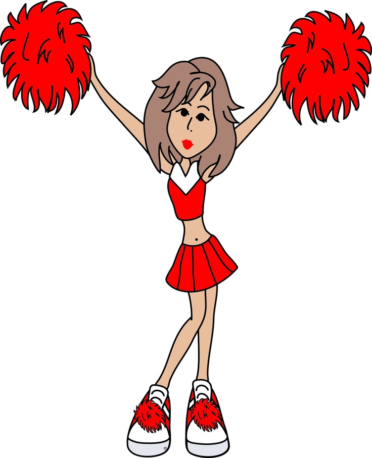 Cheerleader Vector | Free Download Clip Art | Free Clip Art | on ...