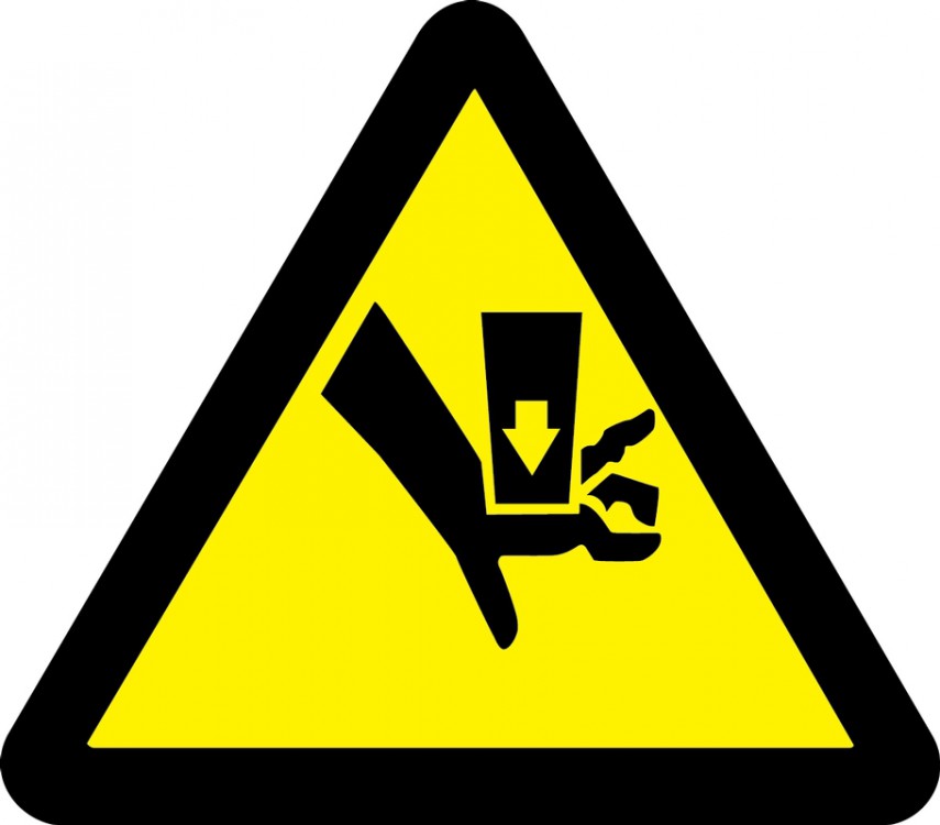 Hand Crushing Hazard 2003 2011 ISO Warning Safety Sign MISO316 hand-crushing-hazard-2003-2011-iso-warning-safety-sign-miso316