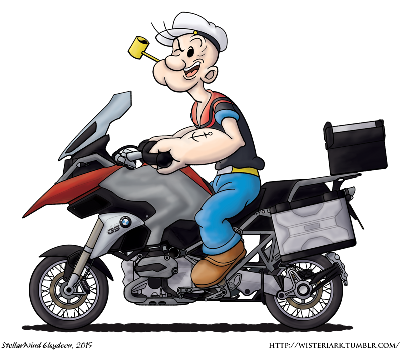 Motorcycle Caricatures Clipart Best