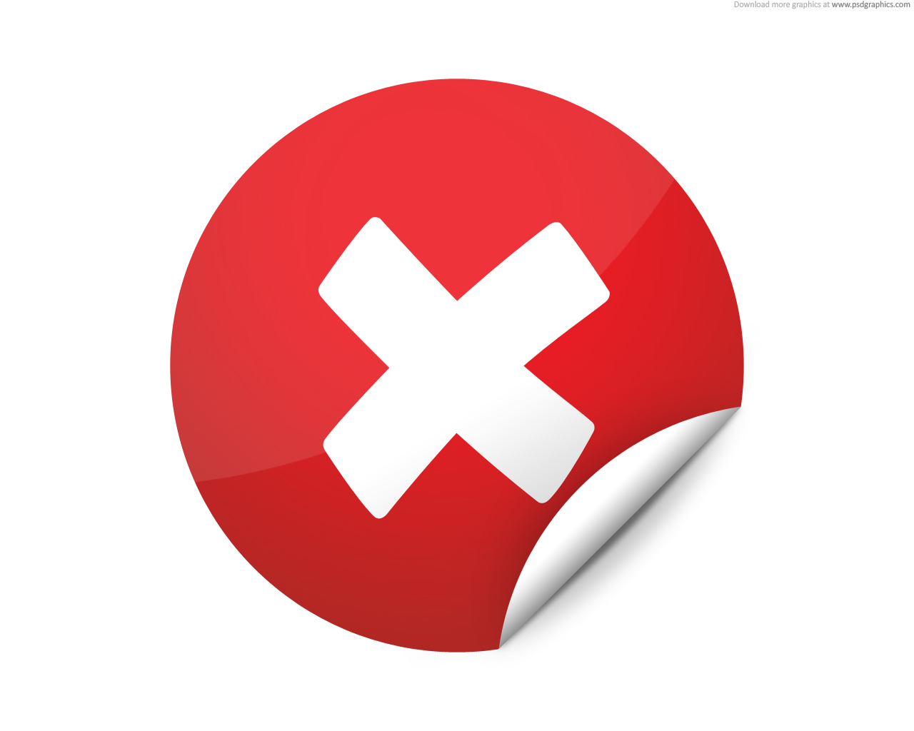 Wrong Symbol Image ClipArt Best