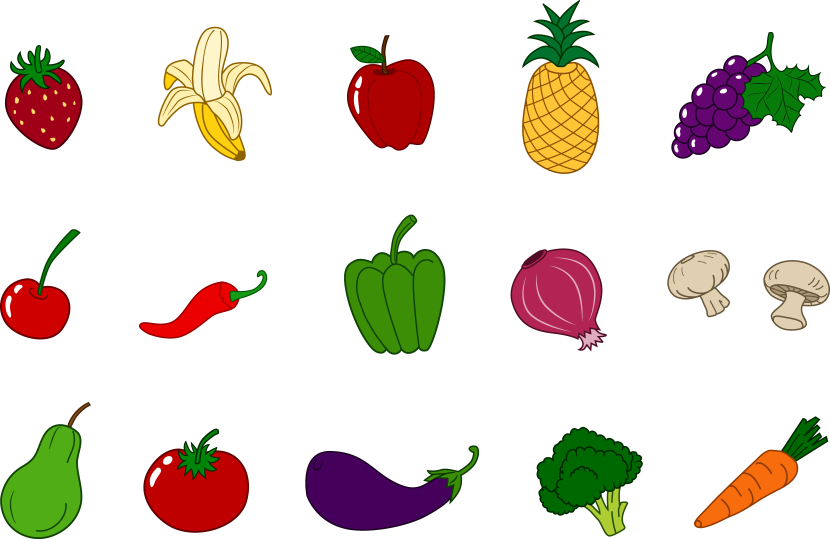 Fruits And Vegetables Clipart - ClipArt Best Fruits And Vegetables Clipart - ClipArt Best