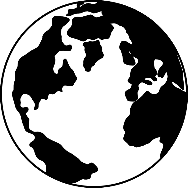 Black And White Earth - ClipArt Best - ClipArt Best