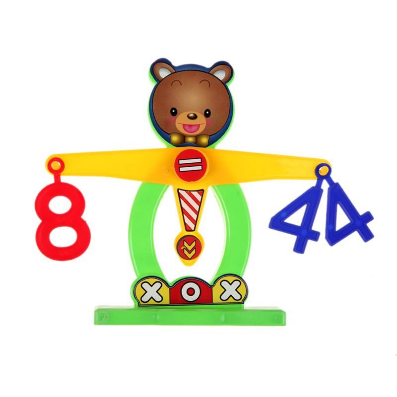 Best Balance Beam Scale Measuring W Bear Weights Numbers Preschool ...