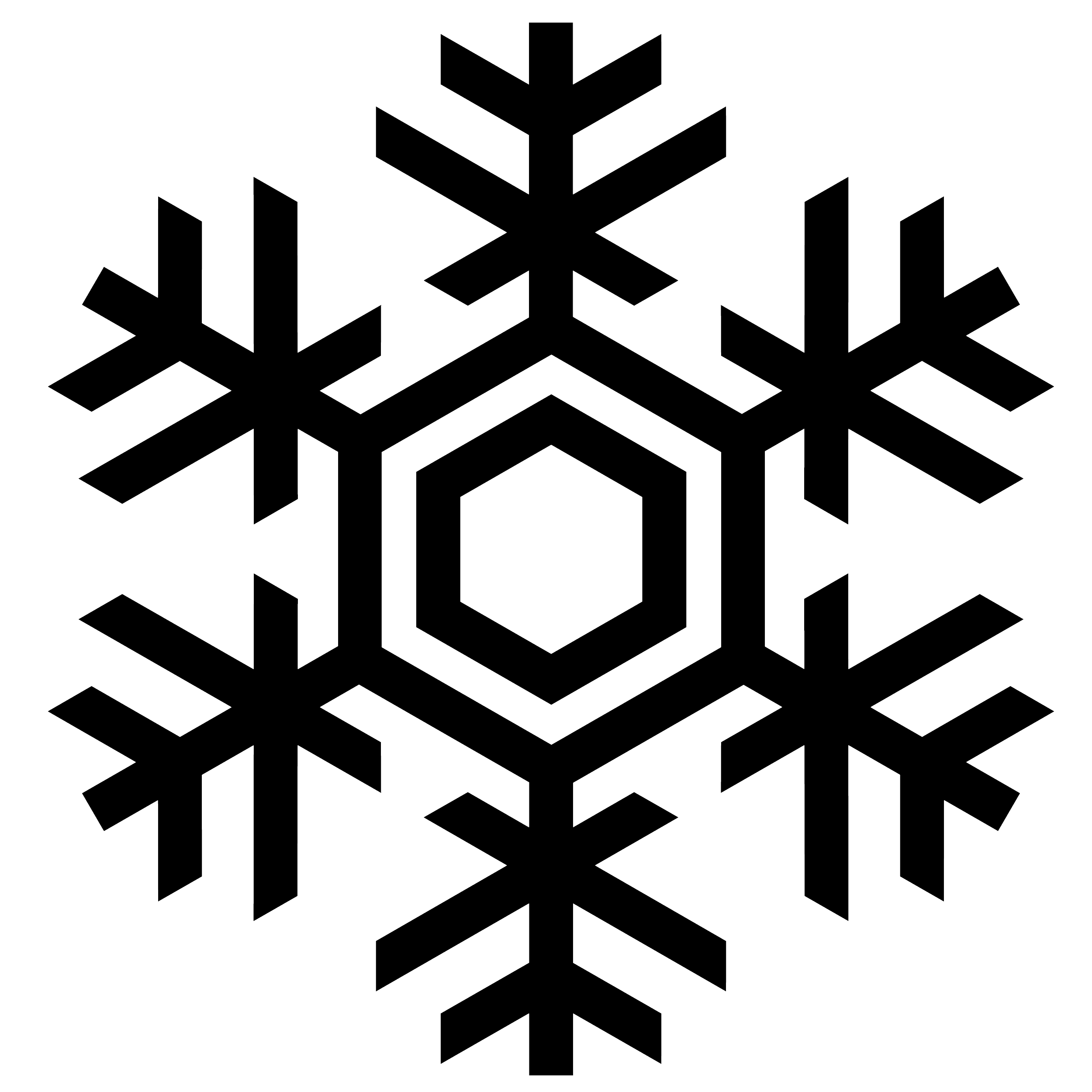 Snowflake Silhouette - ClipArt Best Snowflake Silhouette - ClipArt Best