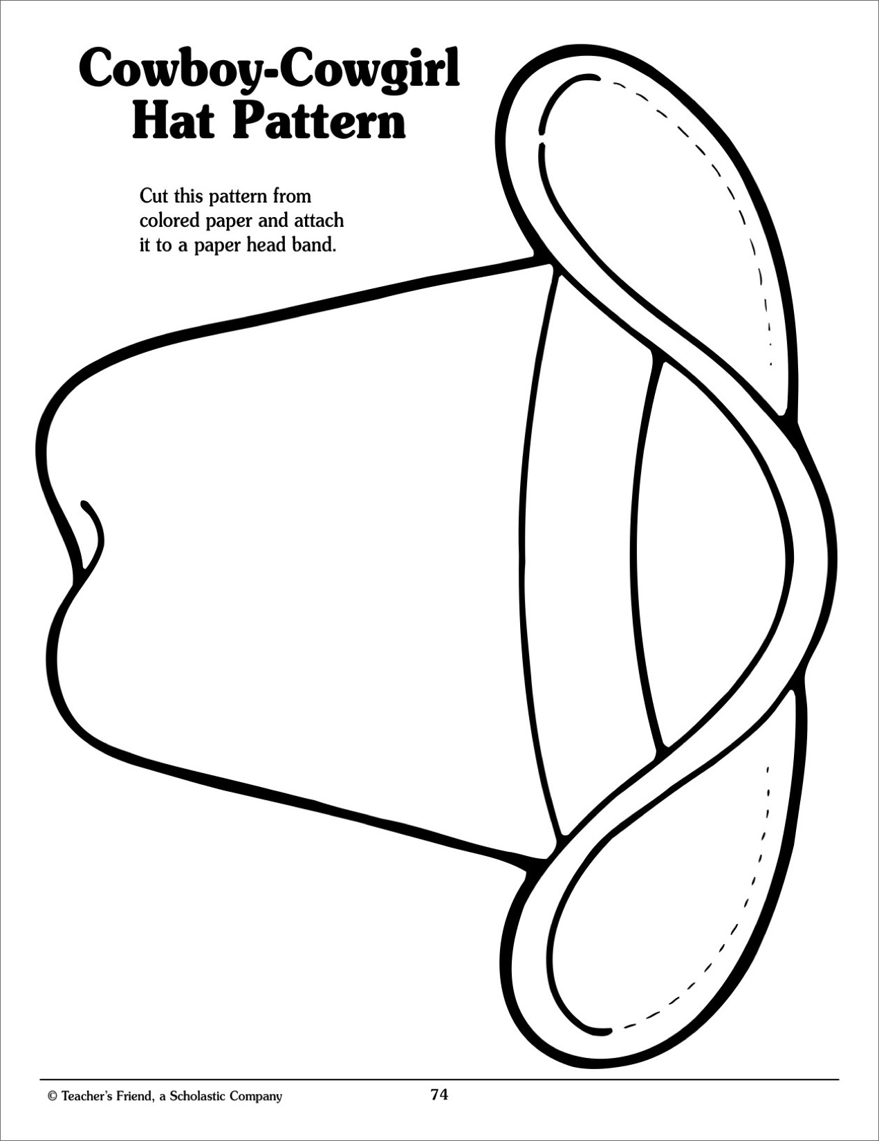 Cut Out Printable Hat Template Printable Templates