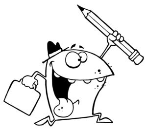 Cute Monster Black And White Clipart - ClipArt Best - ClipArt Best