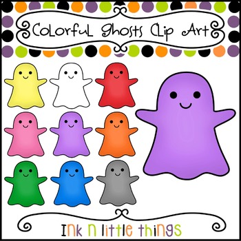 HALLOWEEN CLIP ART - COLORFUL GHOST CLIPART - ClipArt Best - ClipArt Best