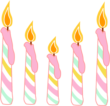 Birthday Candles - ClipArt Best