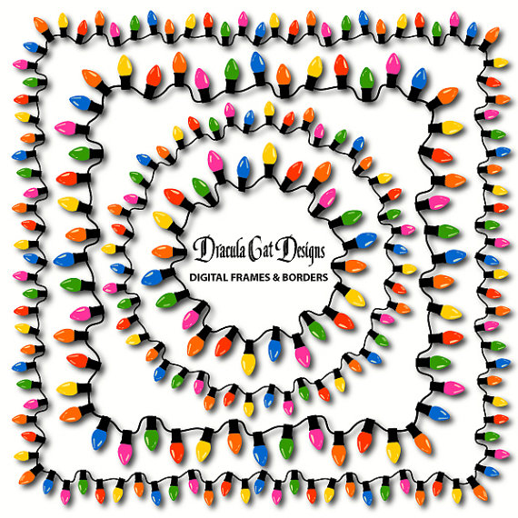 Christmas Light Borders