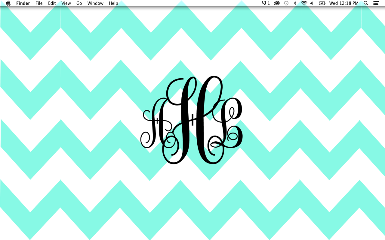 Teal Chevron Desktop Background