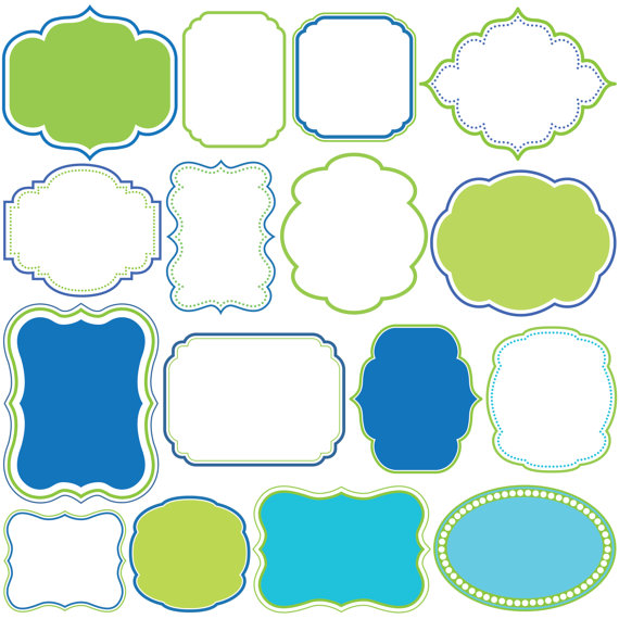 Free clip art frames for teachers