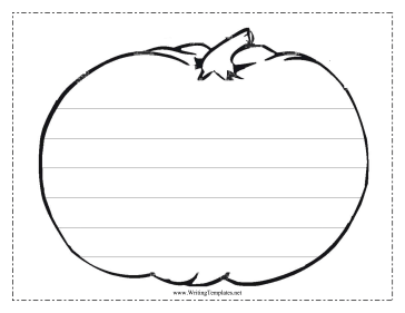 Pumpkin Writing Template Writing Template - ClipArt Best - ClipArt Best