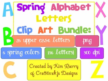 SPRING ALPHABET CLIP ART LETTER BUNDLE - ClipArt Best - ClipArt Best