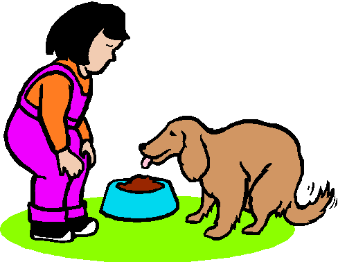 Feed The Dog Clipart
