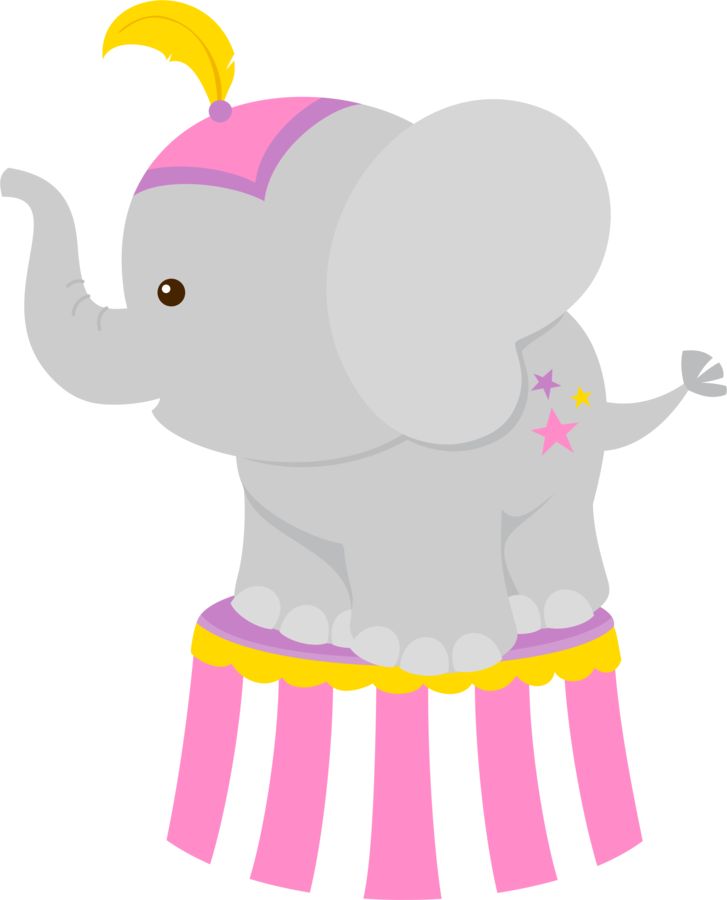 Baby Circus Animals Clipart