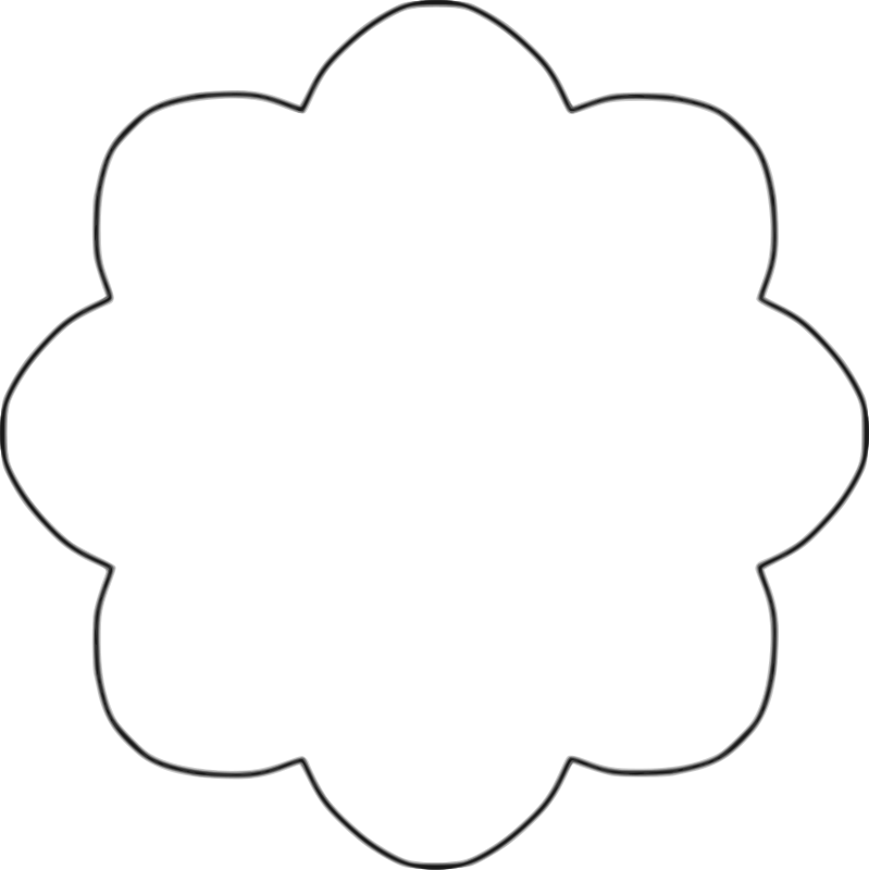 Best Photos of Flower Shape Cut Out Template - Printable Flower ...