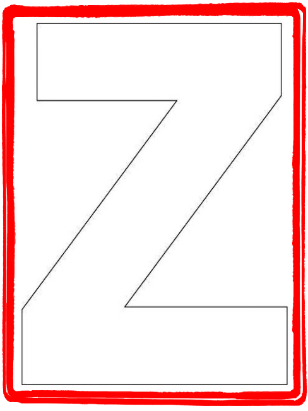 Alphabet Letter Z Template and Letter 'Z' Song | KIboomu Kids Songs ...