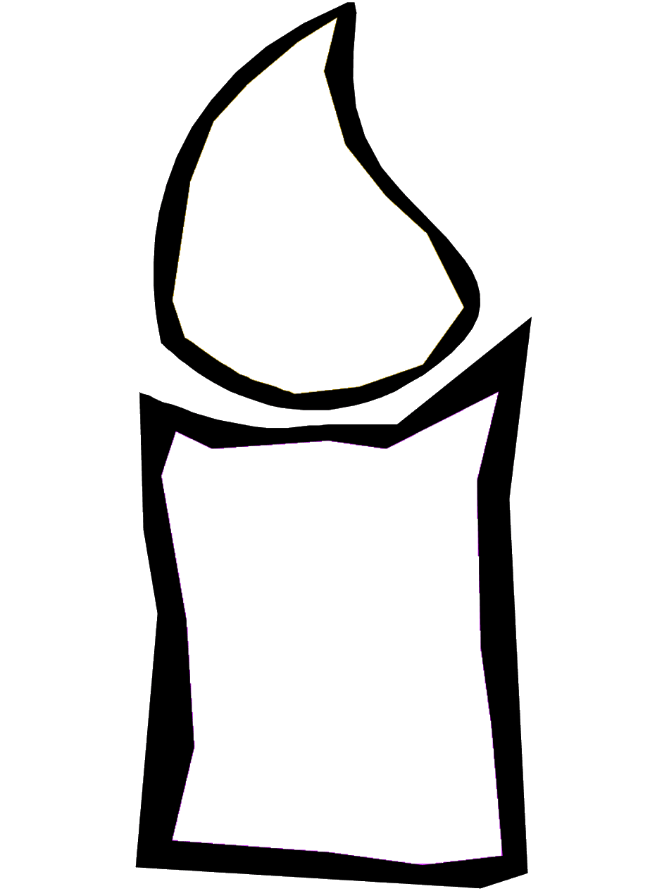 Candle Template ClipArt Best