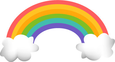 Rainbow And Cloud Clip Art - ClipArt Best