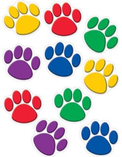 Paw Print Paper - ClipArt Best