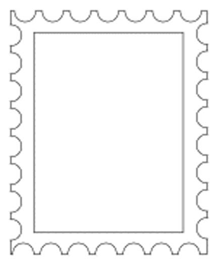Postage Stamp Template Free ClipArt Best