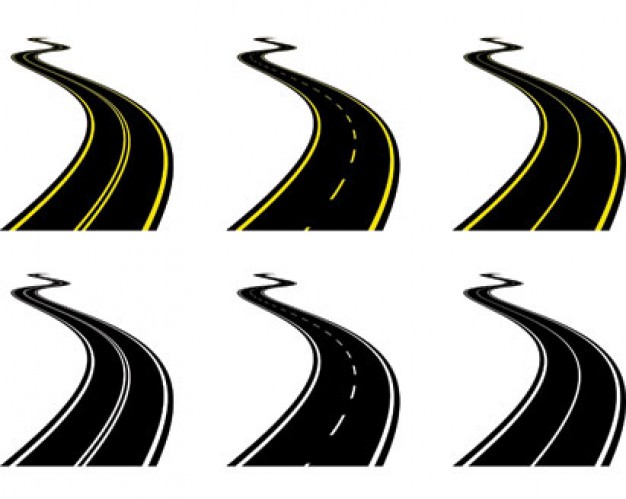 Curvy roads collection | Download free Vector - ClipArt Best - ClipArt Best