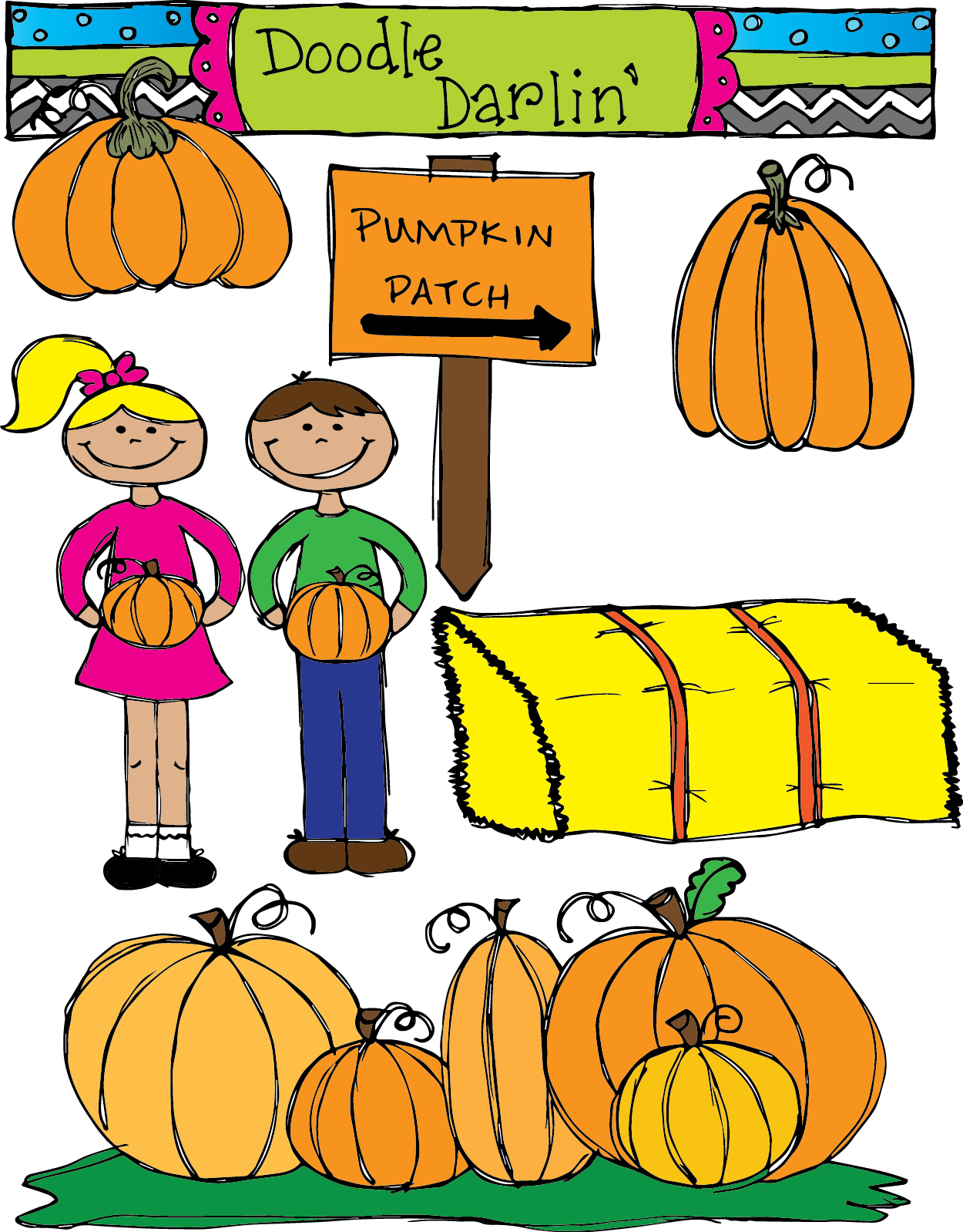 Doodle Darlin': Pumpkin Patch and Fall Frenzy!! - ClipArt Best ...