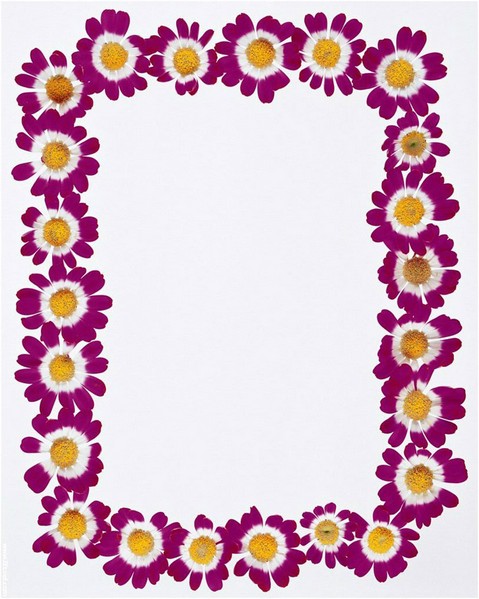 free printable spring border paper, spring writing paper templates ...