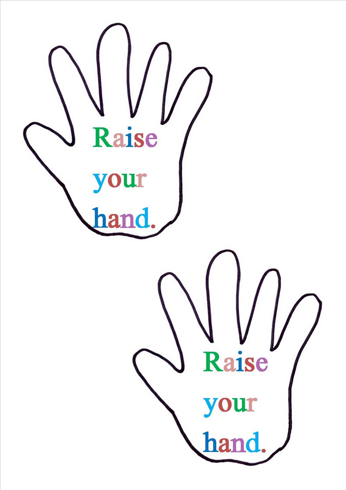 Printable Handprint Template ClipArt Best