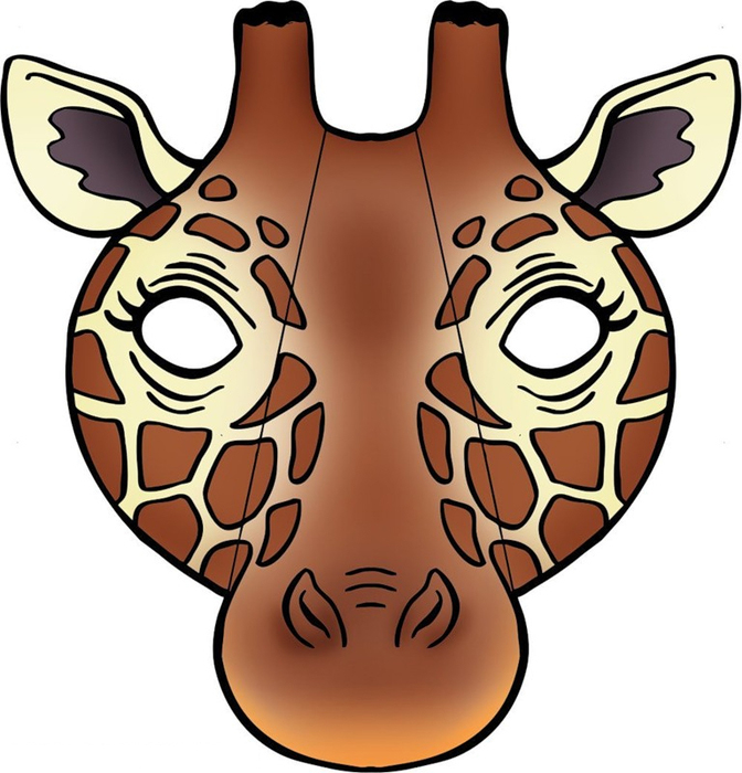 Giraffe Face Template ClipArt Best
