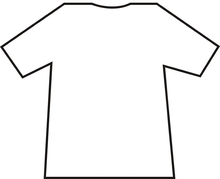 T Shirt Template Online ClipArt Best