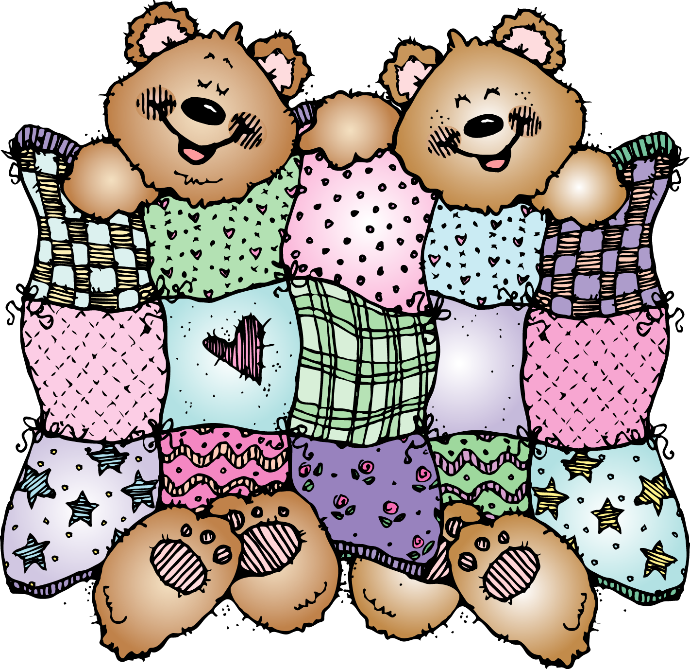 Slumber party digital vector clip art sleepover clipart design ...