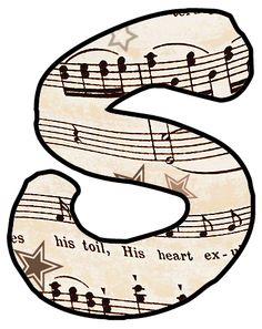 Sheet music, Alphabet and Vintage - ClipArt Best - ClipArt Best