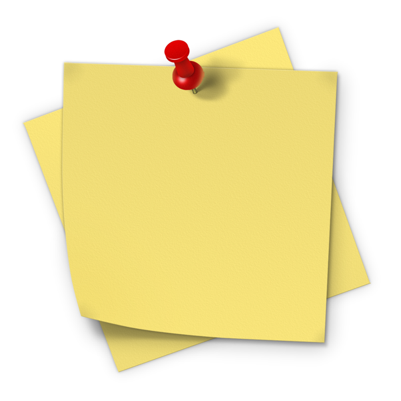Sticky Note Yellow - ClipArt Best
