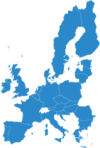 Simple Map Of Europe Countries - ClipArt Best