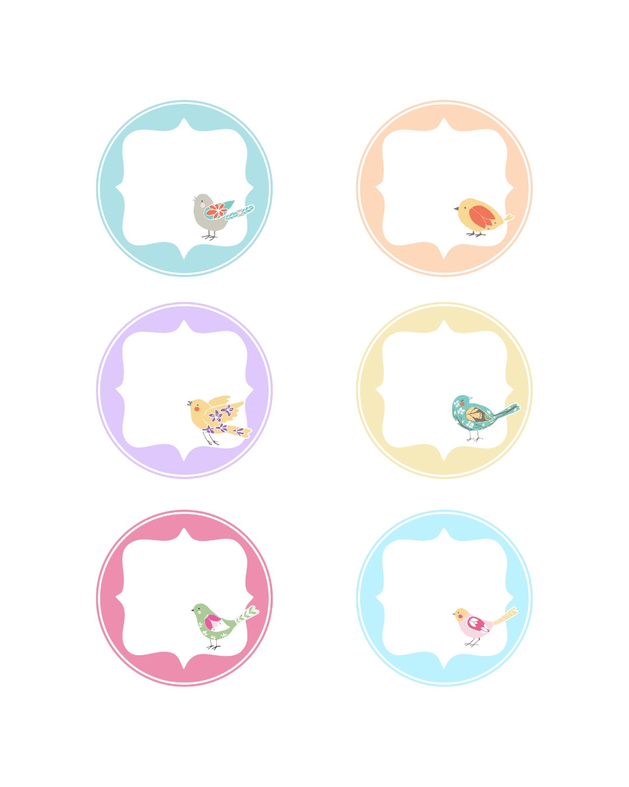 Free Graphics Spring Time Bird Tags - The Cottage Market - ClipArt Best ...