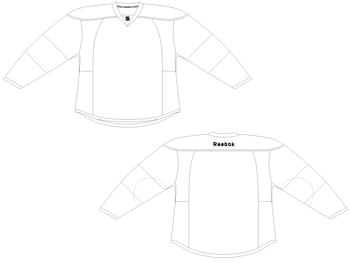 Hockey Jersey Template ClipArt Best