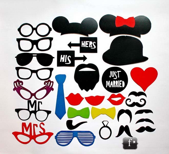 Set buze ochelari mustati props recuzita pentru fotografii [SET ... - ClipArt Best - ClipArt Best