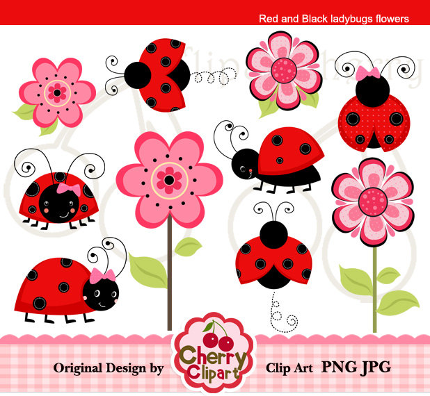 ladybug flowers - ClipArt Best - ClipArt Best