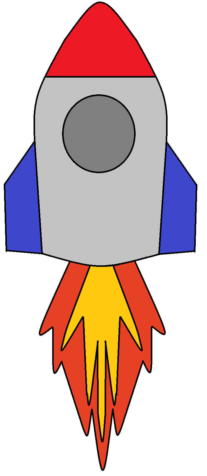Clipart Of Rocket Ship Shapes - ClipArt Best