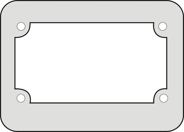 Fake Printable Temporary License Plate Template