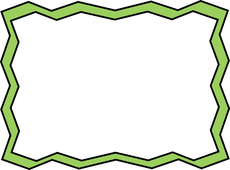 Green Zig Zag Frame - Free Clip Art Frames - ClipArt Best - ClipArt Best