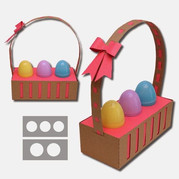 Bits of Paper: 3D Easter Baskets and Handled Pillow Box - ClipArt Best ...