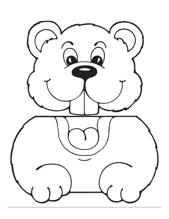 Paper Bag Pig Puppet Colouring Pages ClipArt Best ClipArt Best