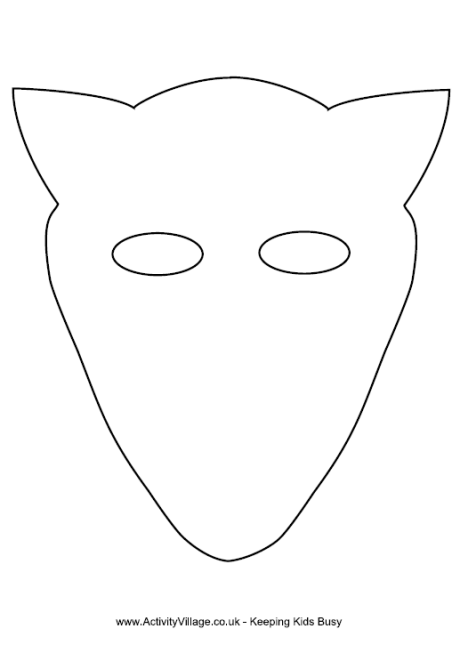 Full Face Mask Template ClipArt Best